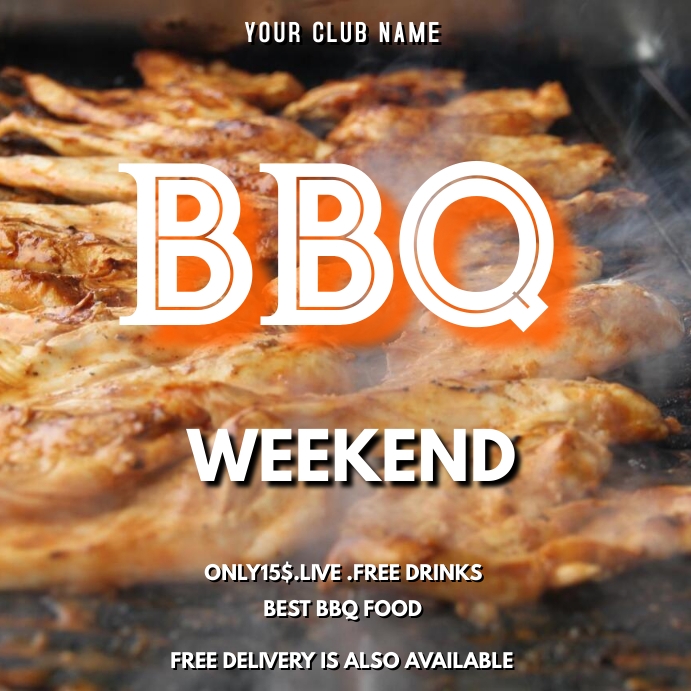 Barbecue flyer template | PosterMyWall