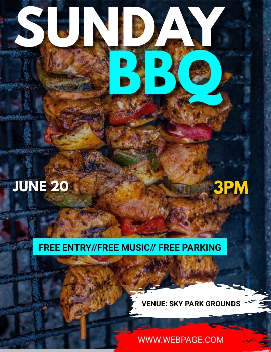 Barbecue flyers,menu flyers,food menu Template | PosterMyWall