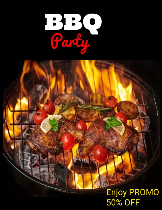 Barbecue Flyers Template | PosterMyWall