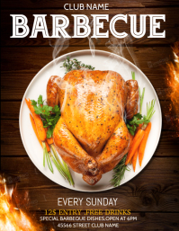 Barbecue restaurant Promotion Offer Flyer Template | PosterMyWall