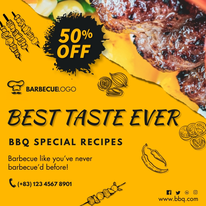 Barbecue Instagram Post Template | PosterMyWall