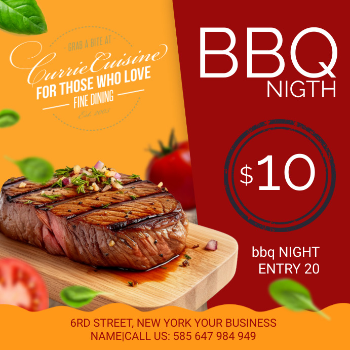 Barbecue Instagram Post Template | PosterMyWall