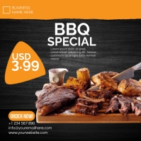 barbecue menu Template | PosterMyWall