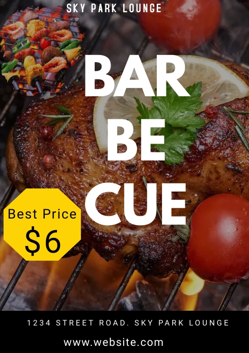 Barbecue Party Ad Template | PosterMyWall