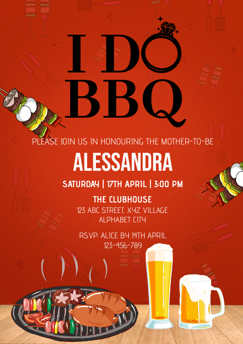 Barbecue Party Invitation Template | PosterMyWall