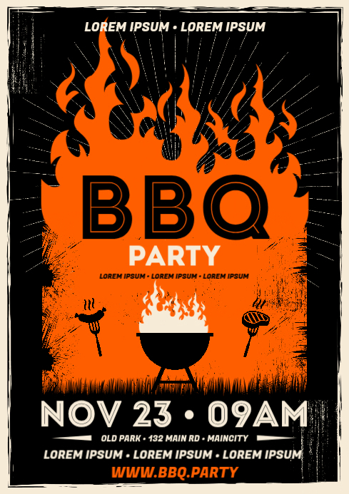 BARBECUE POSTER | PosterMyWall