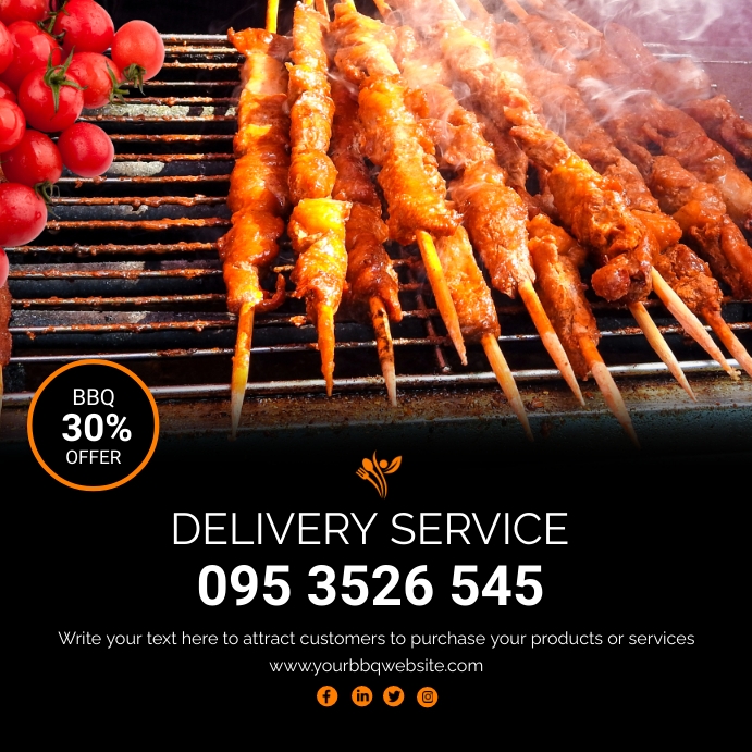 Barbecue Poster Template | PosterMyWall