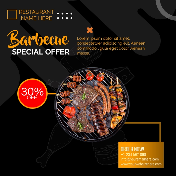 Copy of barbecue special | PosterMyWall
