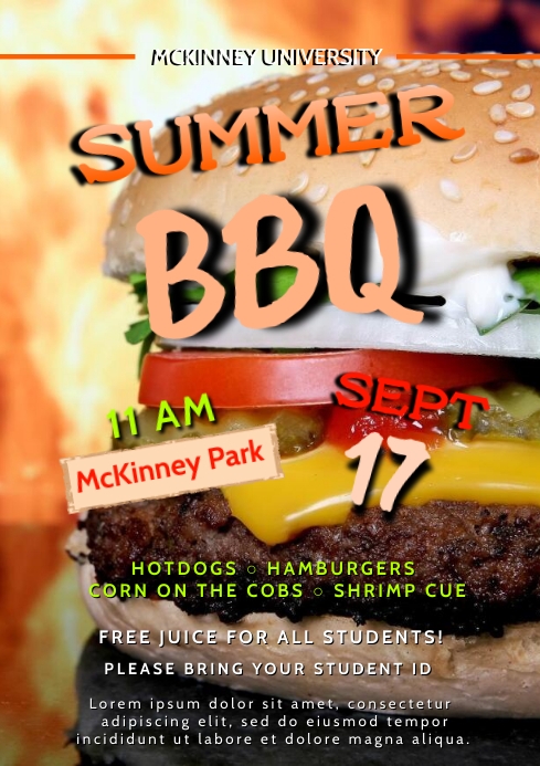 Une Modèle de Barbecue | PosterMyWall