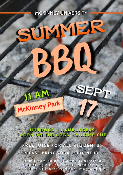 Barbecue template | PosterMyWall