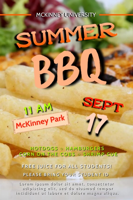 Barbecue template | PosterMyWall