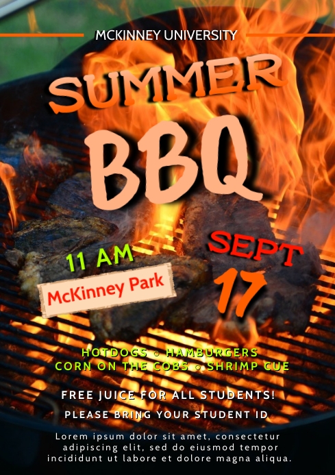 Barbecue template | PosterMyWall
