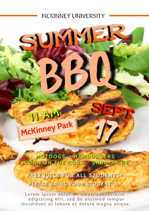 Barbecue template | PosterMyWall