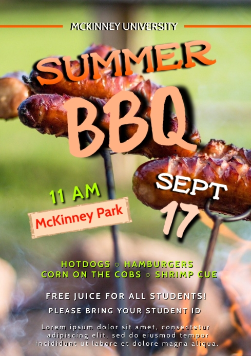 Barbecue template | PosterMyWall