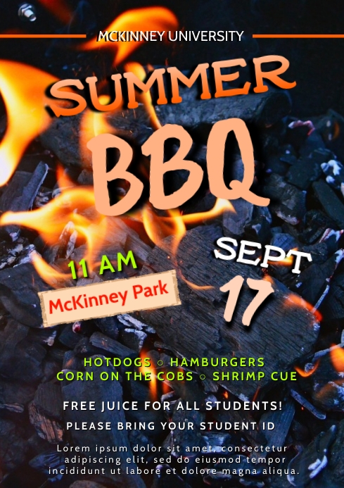 Barbecue template | PosterMyWall