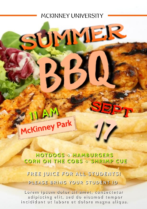 Barbecue template | PosterMyWall