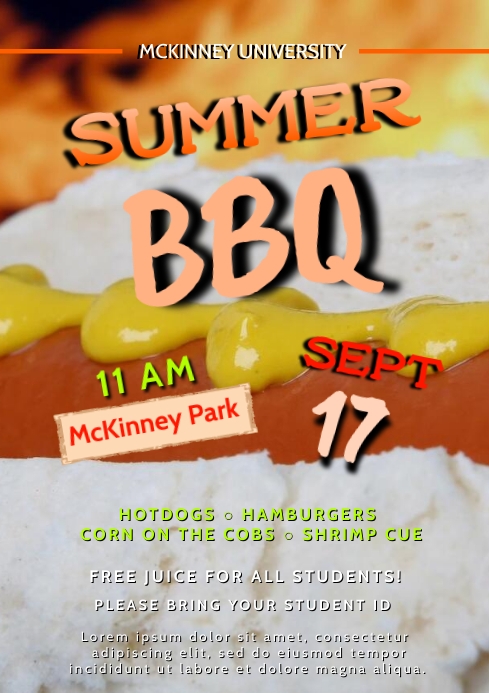 Barbecue template | PosterMyWall