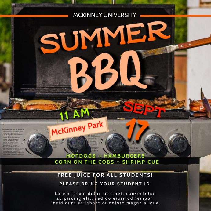 Barbecue template | PosterMyWall