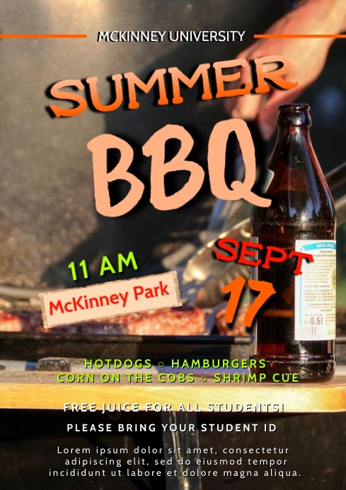 Barbecue template | PosterMyWall