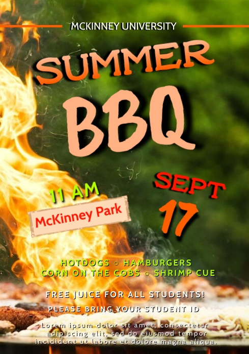 Barbecue template | PosterMyWall