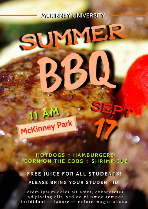 Barbecue template | PosterMyWall