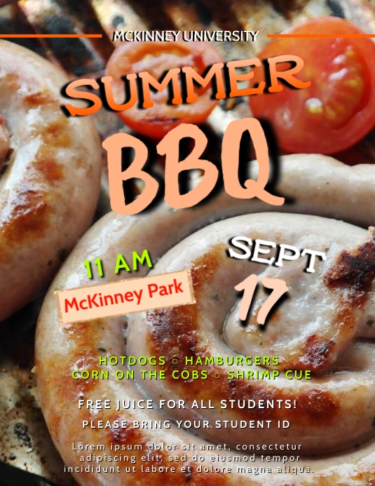 Barbecue template | PosterMyWall