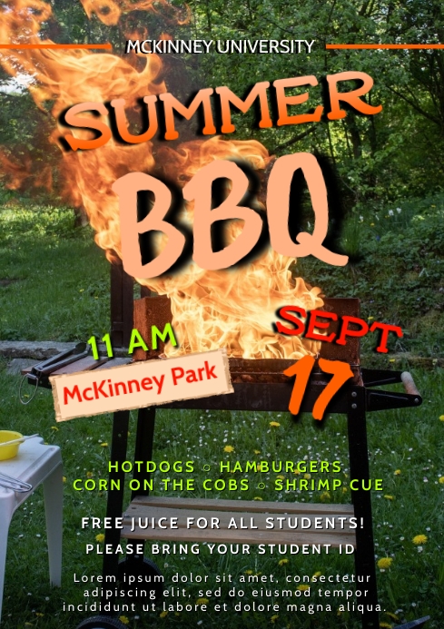 Barbecue template | PosterMyWall
