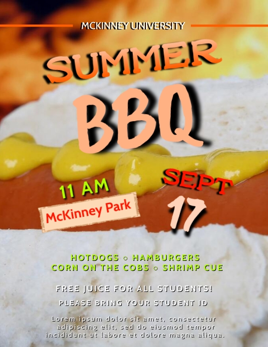 Barbecue template | PosterMyWall