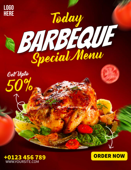 Plantilla de Barbeque Ads | PosterMyWall