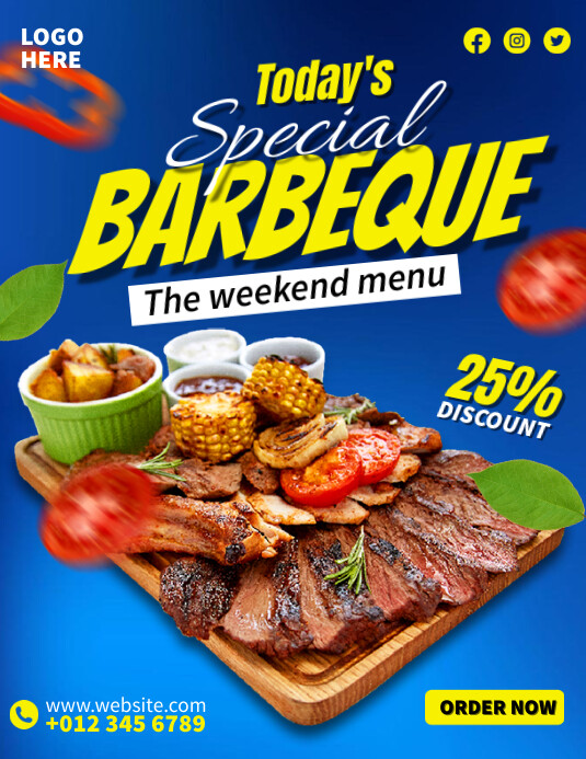 Copy of Barbeque Ads | PosterMyWall