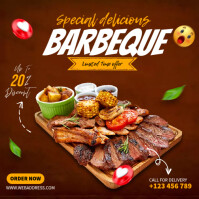 Barbeque Ads Template | PosterMyWall