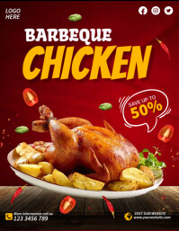 Barbeque Ads Template | PosterMyWall