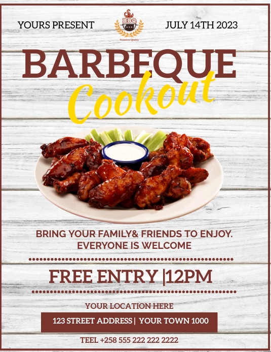 BARBEQUE Template | PosterMyWall