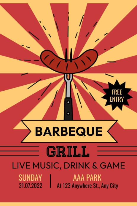 Barbeque Template | PosterMyWall