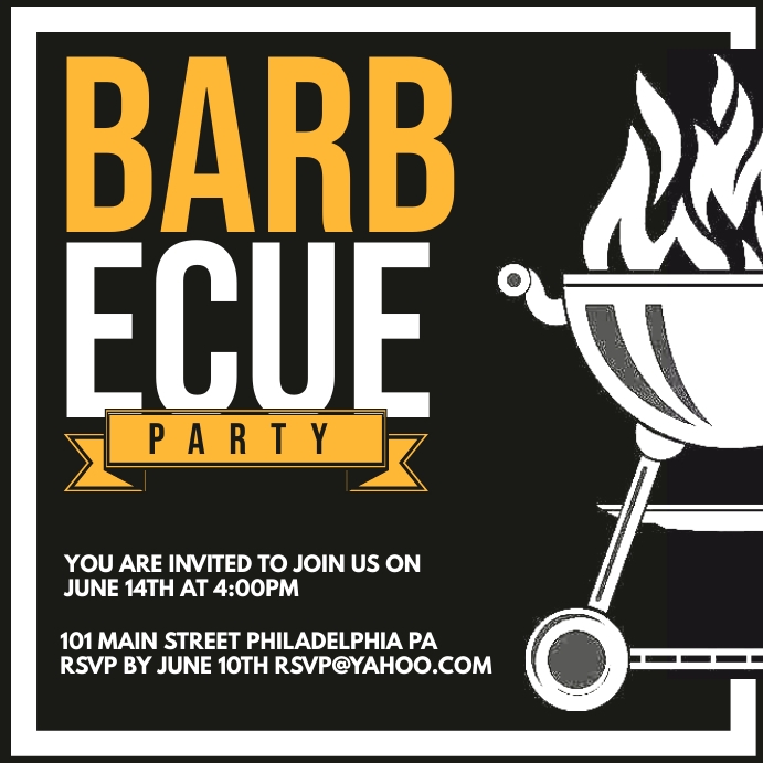 barbeque Template | PosterMyWall