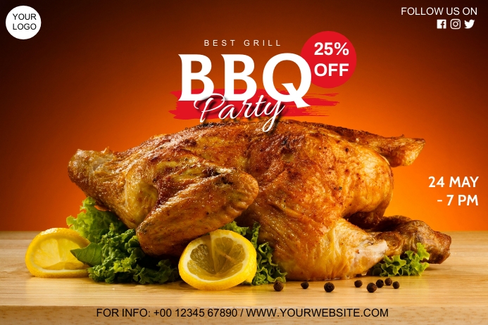 Barbeque Template | PosterMyWall