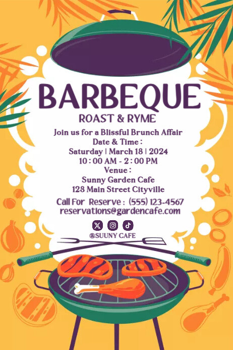 Plantilla de barbeque | PosterMyWall