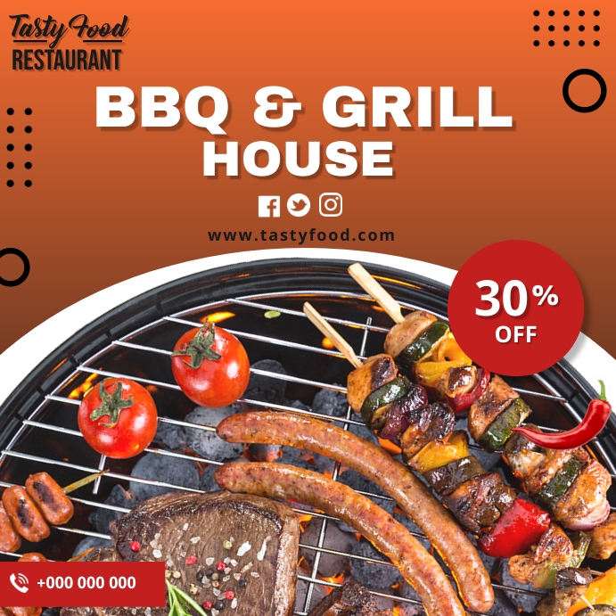 Barbeque Template | PosterMyWall