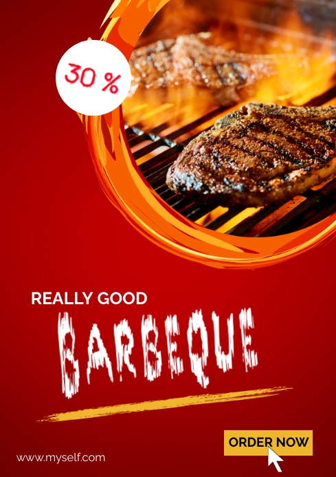 Barbeque Flyer Template. (1) | PosterMyWall