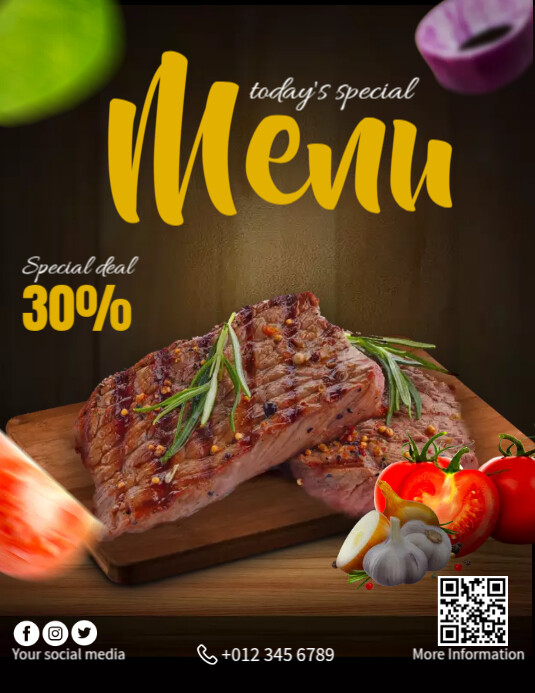 Copy of Barbeque Food Ads | PosterMyWall