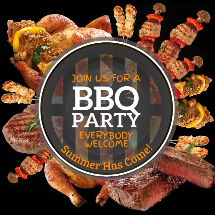 Copy of Barbecue Grill Party Template | PosterMyWall