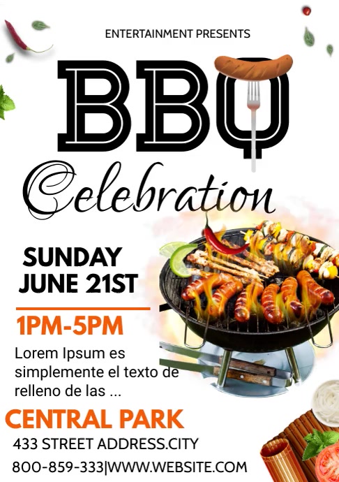 barbeque poster Template | PosterMyWall