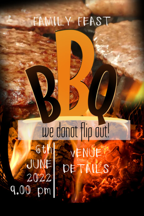 barbeque template | PosterMyWall