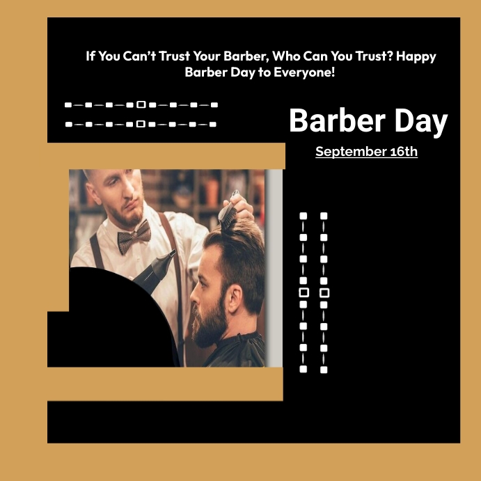 barber day Template | PosterMyWall