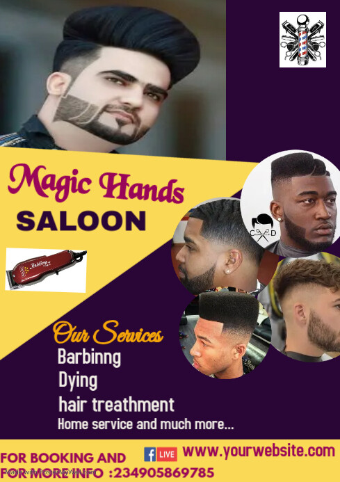 BARBER Template | PosterMyWall