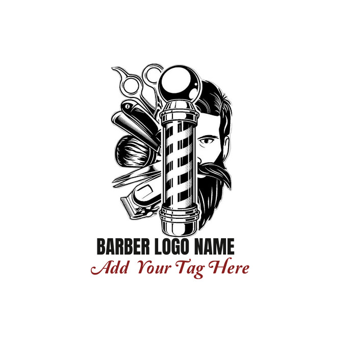 Barber Logo Template | PosterMyWall