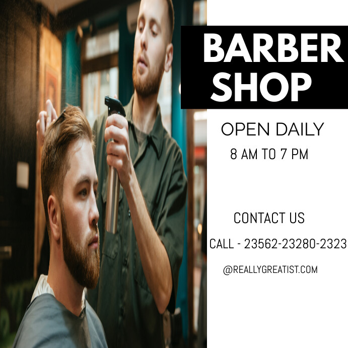 Barber poster Template | PosterMyWall