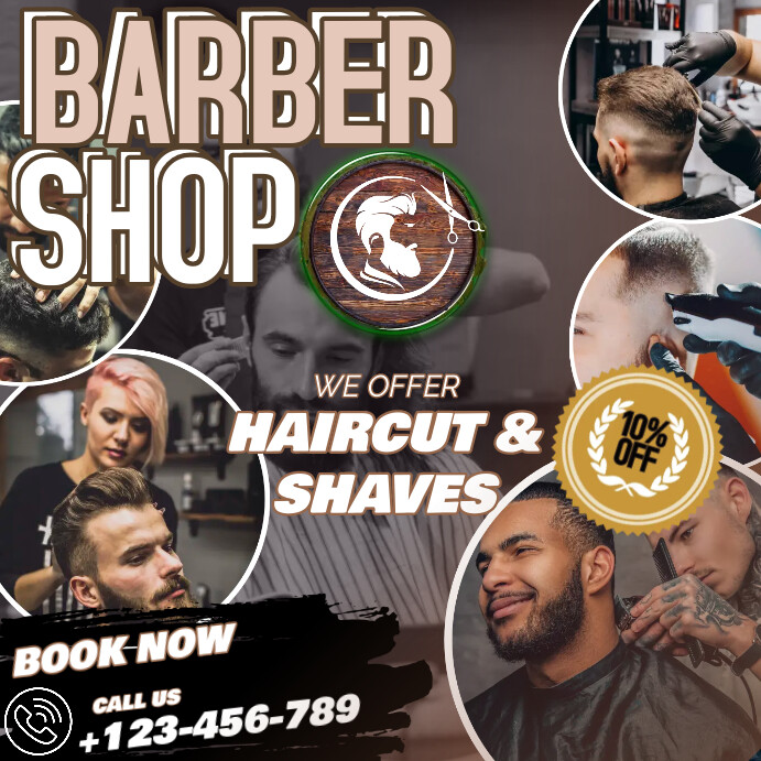 BARBER SHOP Template | PosterMyWall