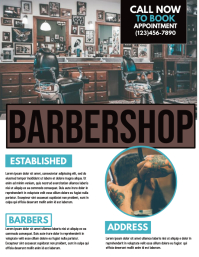 BARBERSHOP POSTER Template | PosterMyWall