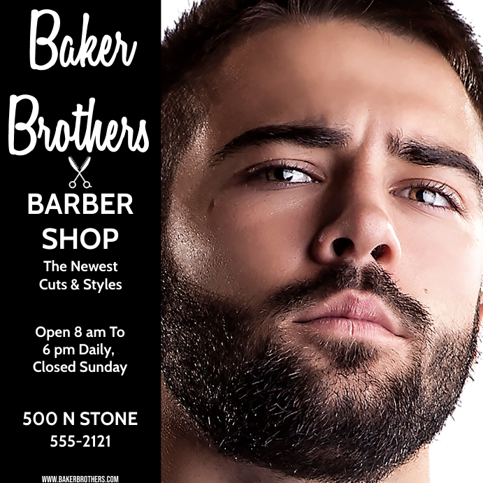 BARBER SHOP Template | PosterMyWall